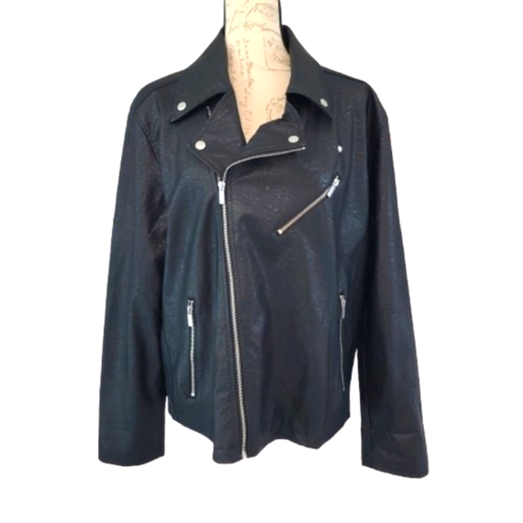 Spirit | Jackets & Coats | Spirit Halloween Mens Med Faux Leather Biker ...